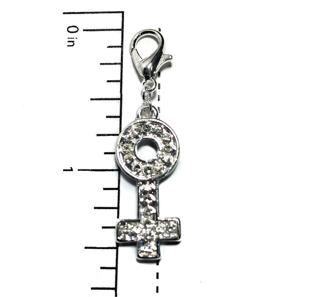 Female Symbol Charm - Silver – His and Her's Intimates