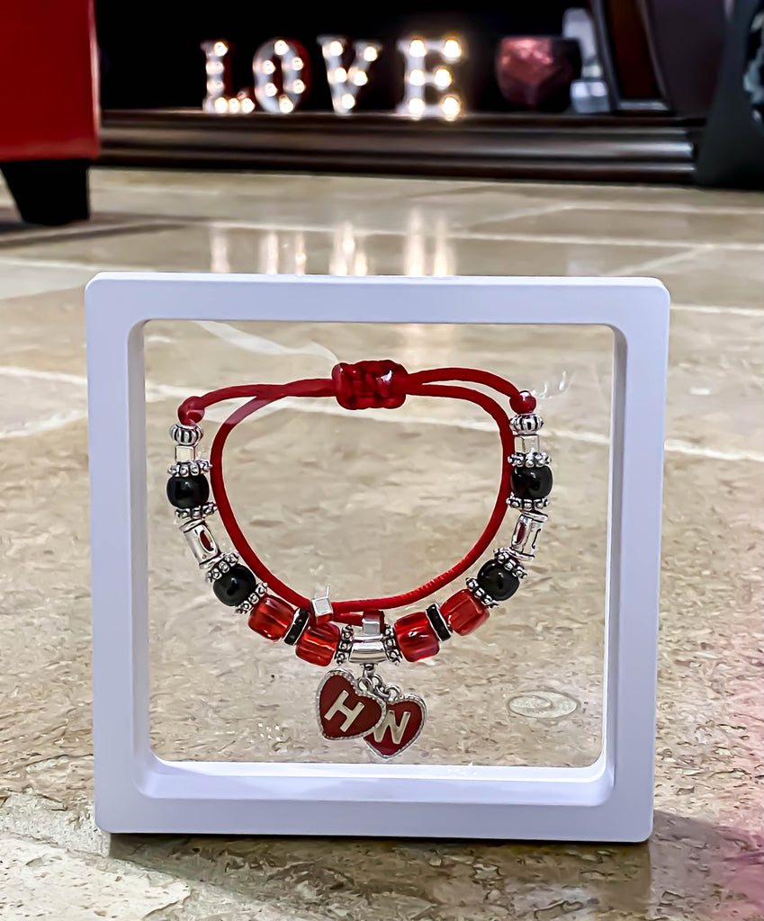 Red Hearts Adjustable Hotwife Anklet – His and Her's Intimates