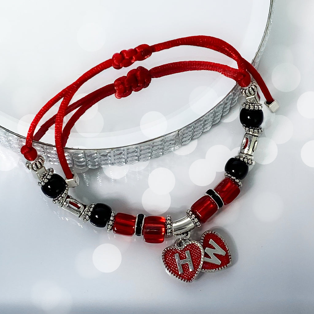 Red Hearts Adjustable Hotwife Anklet – His and Her's Intimates